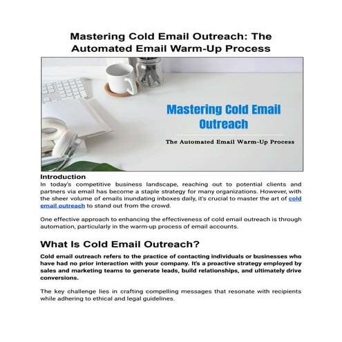 Mastering Cold Email Outreach_ The Automated Email Warm-Up Process.pdf
