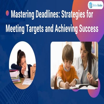 How to meet deadlines | PPTX