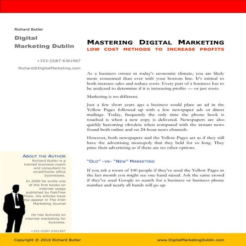 Mastering digital marketing | PDF | Internet | Computing