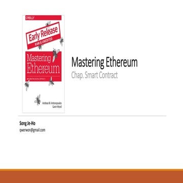Mastering Ethereumsmart Contract Ppt 3472
