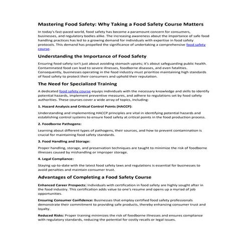 Mastering Food Safety Why Taking a Food Safety Course Matters.pdf