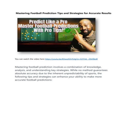 Mastering Football Prediction Tips and Strategies for Accurate Results.pdf