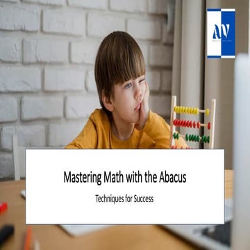 Learn and Teach Abacus: Online Classes for Students and Teachers | PPTX