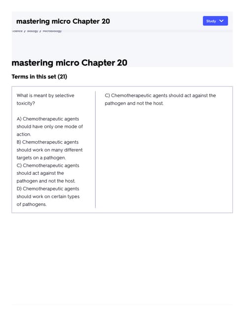 FINAL EXAM FOR BIOL 302 BACTERIA, VIRUSES, AND HEALTH | PDF