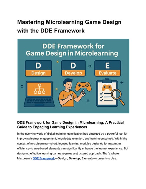 Gamification Meets Microlearning Platform_ Understanding the DDE Framework.pdf
