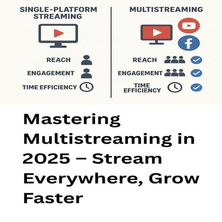 Mastering Multistreaming: The Ultimate Guide to Live Streaming on Multiple Platforms at Once | PDF