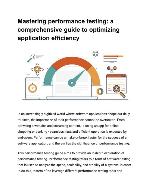 Mastering performance testing_ a comprehensive guide to optimizing ... Mastering performance testing_ a comprehensive guide to optimizing ...