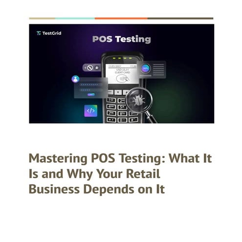 POS Testing in Retail: What to Test and Why It Matters | PDF