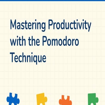 Mastering Productivity with the Pomodoro Technique.pdf
