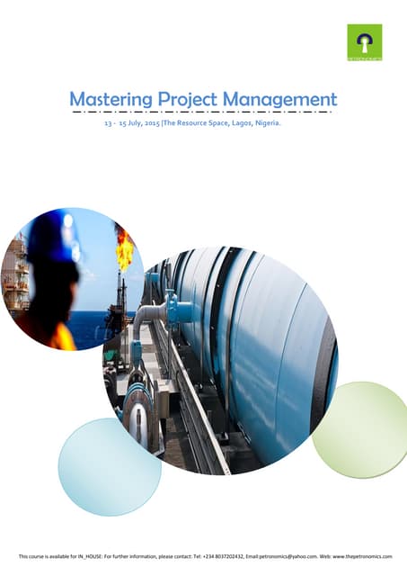 Mastering project management, july, lagos | PDF Mastering project management, july, lagos | PDF