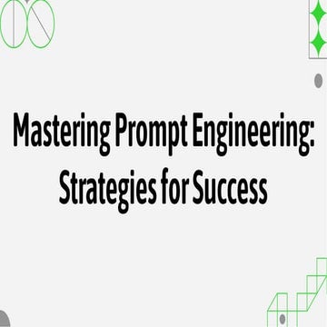 Mastering Prompt engineering strategies for your business | PDF