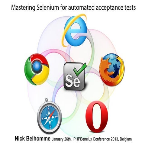 Mastering Selenium For Automated Acceptance Tests Ppt