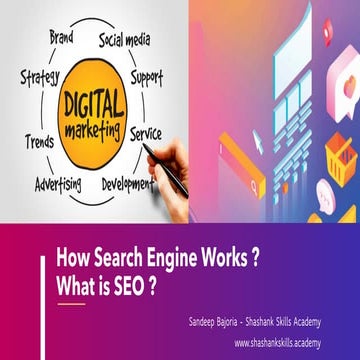 Mastering SEO: Understanding How Search Engines and Google Algorithms Work | PPT