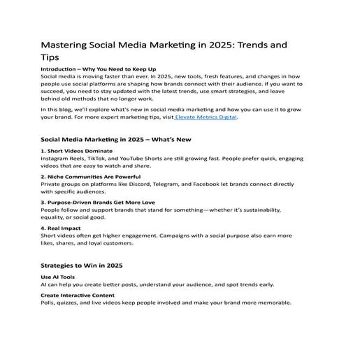 Mastering Social Media Marketing in 2025.pdf