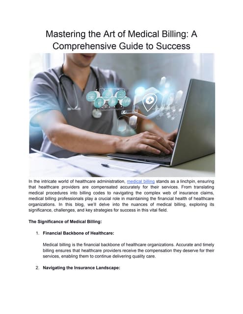 The Complete Guide to Pain Management Billing and Coding.ppt