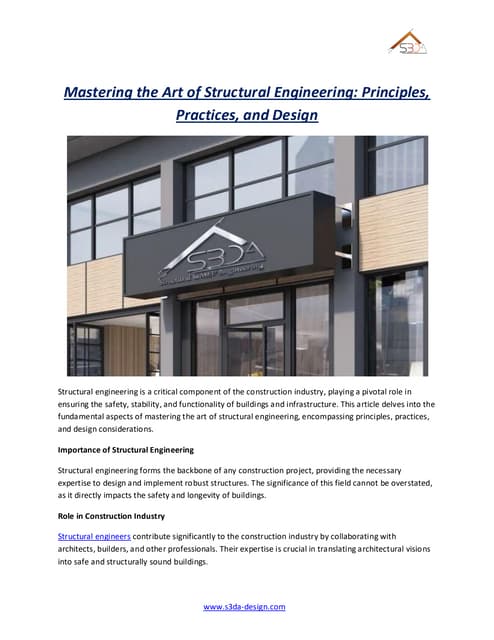 Optimizing Architectural Design Through Structural Engineering | PPT