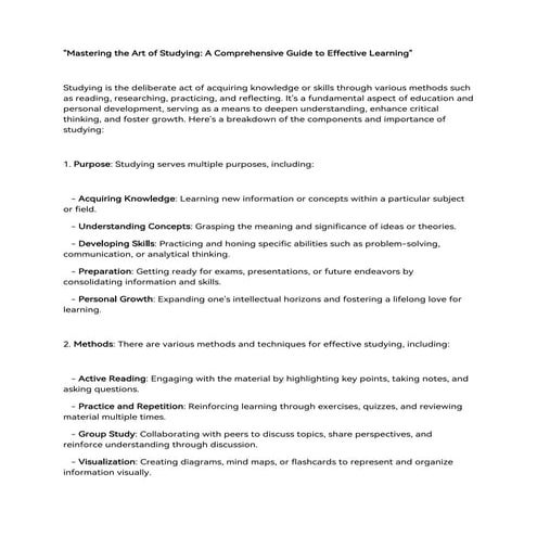 Mastering the Art of Studying A Comprehensive Guide to Effective Learning.pdf