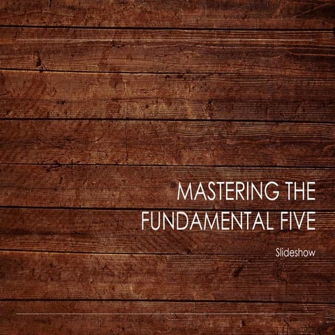 Slideshow: Mastering the fundamental five | PDF