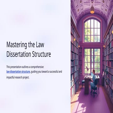 Mastering the Law Dissertation Structure.pptx