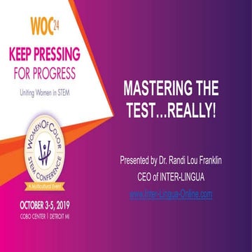 Mastering the Test: Winning Test-Taking Strategies | PPTX