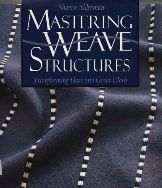 Mastering weave structures | PDF Mastering weave structures | PDF