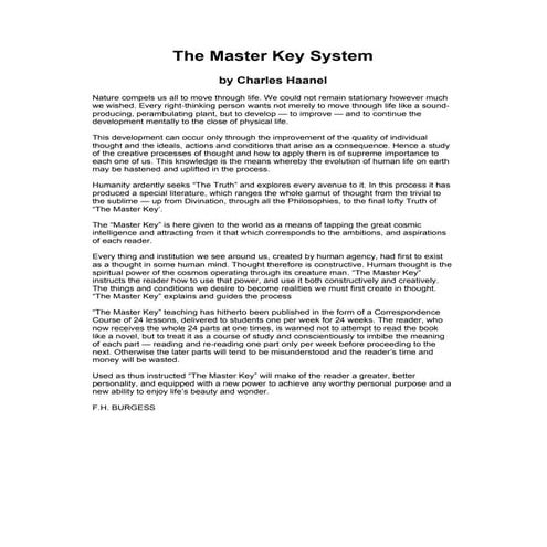 Master key system | DOC