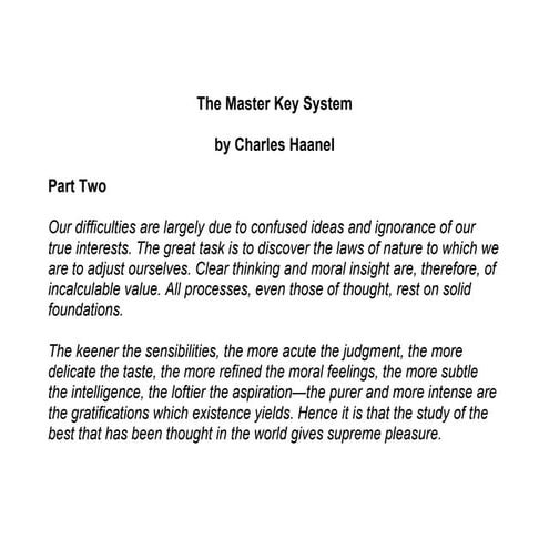 Master key system part 02 | PPT