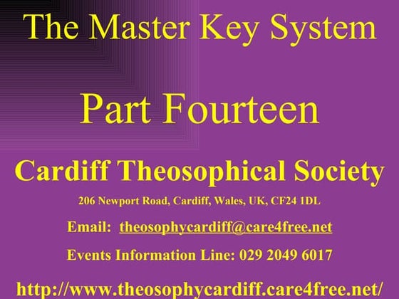 Master key system part 14 | PPT