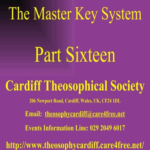 Master key system lesson 16 | PPT
