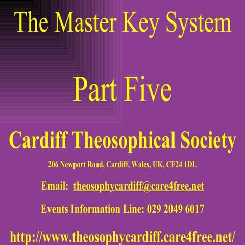 Master key system lesson 5 | PPT