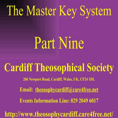 Master key system lesson 9 | PPT