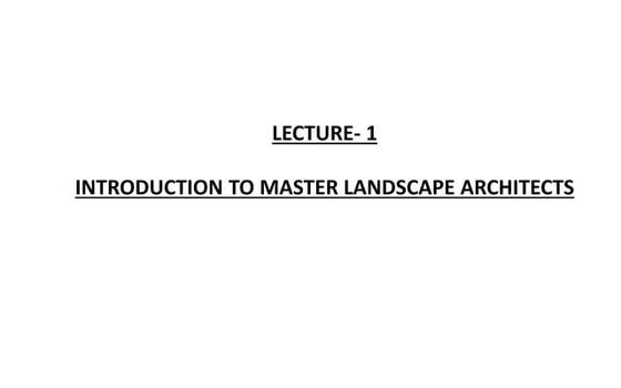 LANDSCAPE CASE STUDY | PPTX | Landscaping | Home & Garden