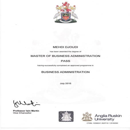 Master of business administration | PDF