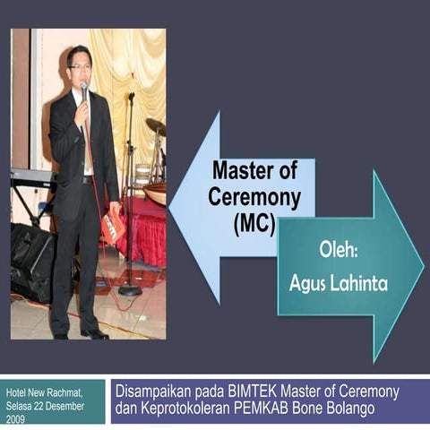 Master of Ceremony | PPTX