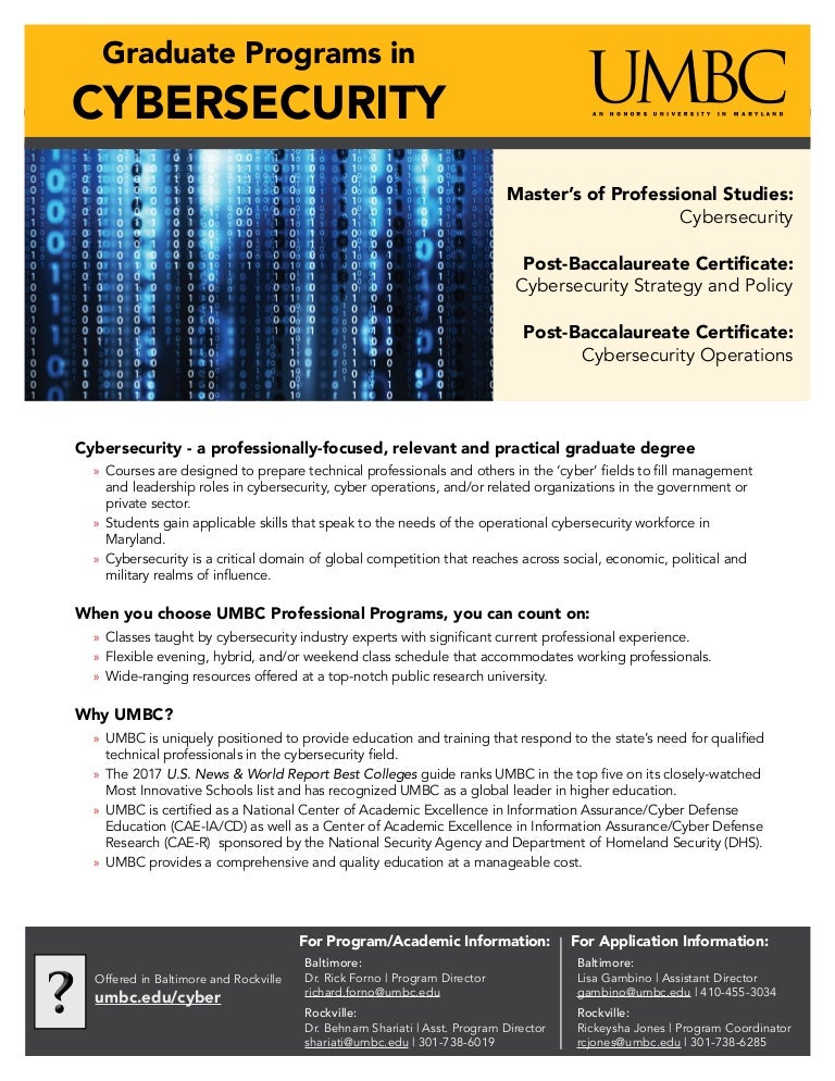 Study Master of cyber security with Scholarship