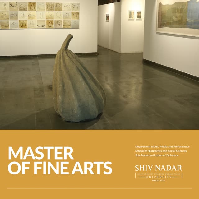 Master Your Craft: MFA in Fine Arts at Shiv Nadar University | PDF