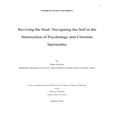 Reviving the Soul: Navigating the Self at the Intersection of ...