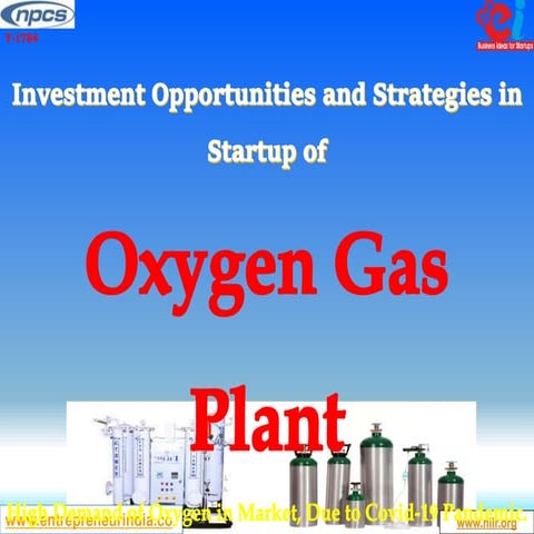 Investment Opportunities and Strategies in Startup of Oxygen Gas Plant ...