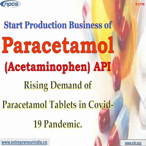 Start Production Business of Paracetamol (Acetaminophen) API. Rising ...