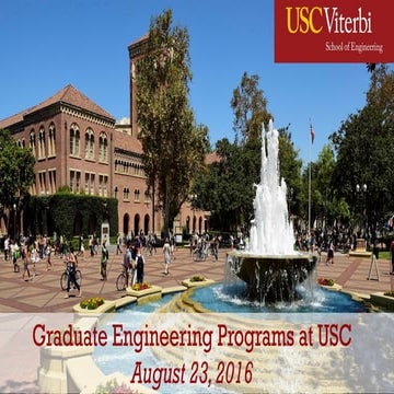 Graduate Engineering Programs at USC (Fall Webinar 2016) | PPT