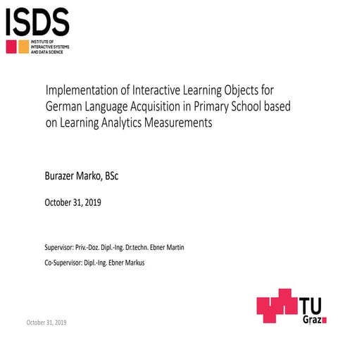 Implementation of Interactive Learning Objects for German Language ...