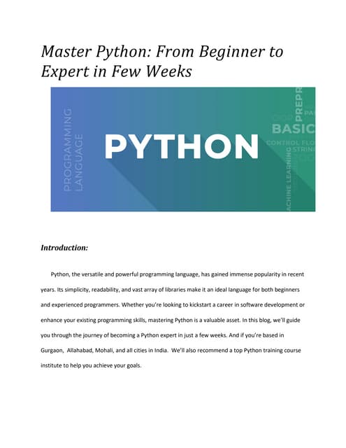 Mastering Python Programmingpdf 9415
