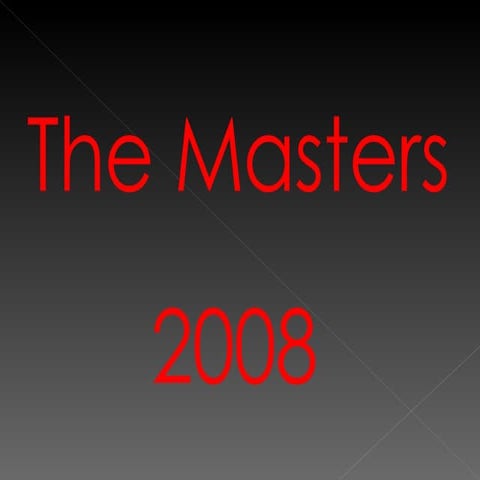 Masters | PPT