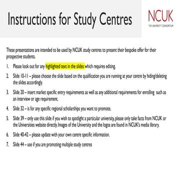 masters-preparation Foundation Course Presentation-NCUK | PPTX