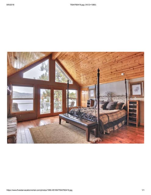 A view of the lake at No. 5 Lake Front Dream Cabin at Big Bear | PDF