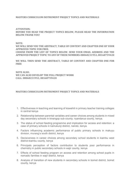 Approved topics, 2024(1).educational research topics | PPT