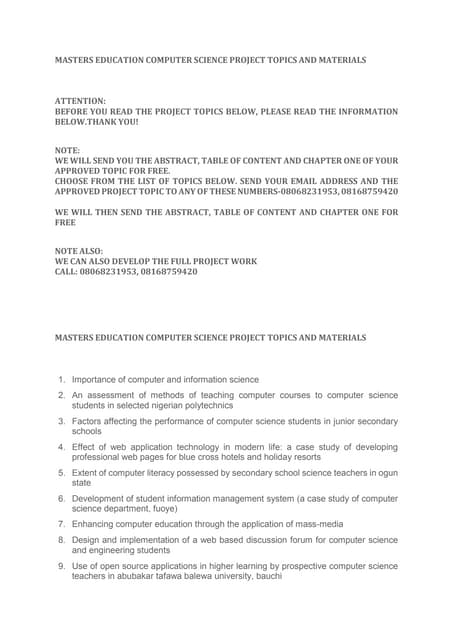 LIBRARY AND INFORMATION SCIENCE RESEARCH TOPICS.docx | Email | Internet