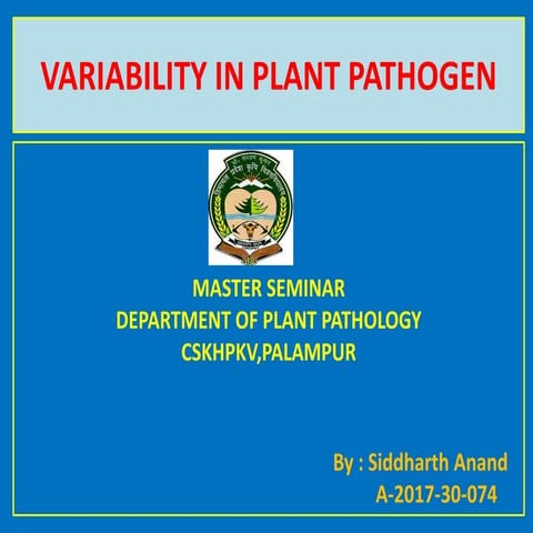 Master seminar | PPTX