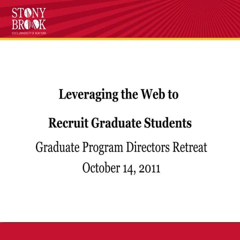 Graduate Retreat Presentation | PPT