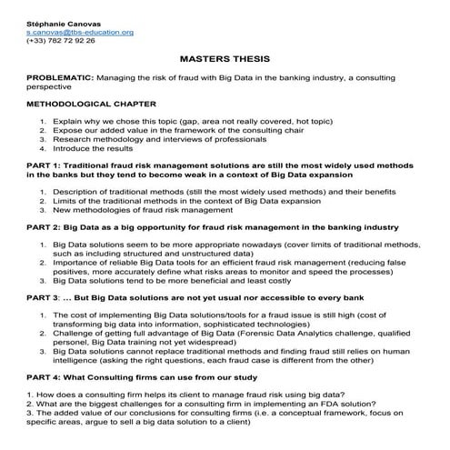 Masters thesis & interview guide | PDF